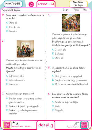 Ailem Benim Her Şeyim - Derslig